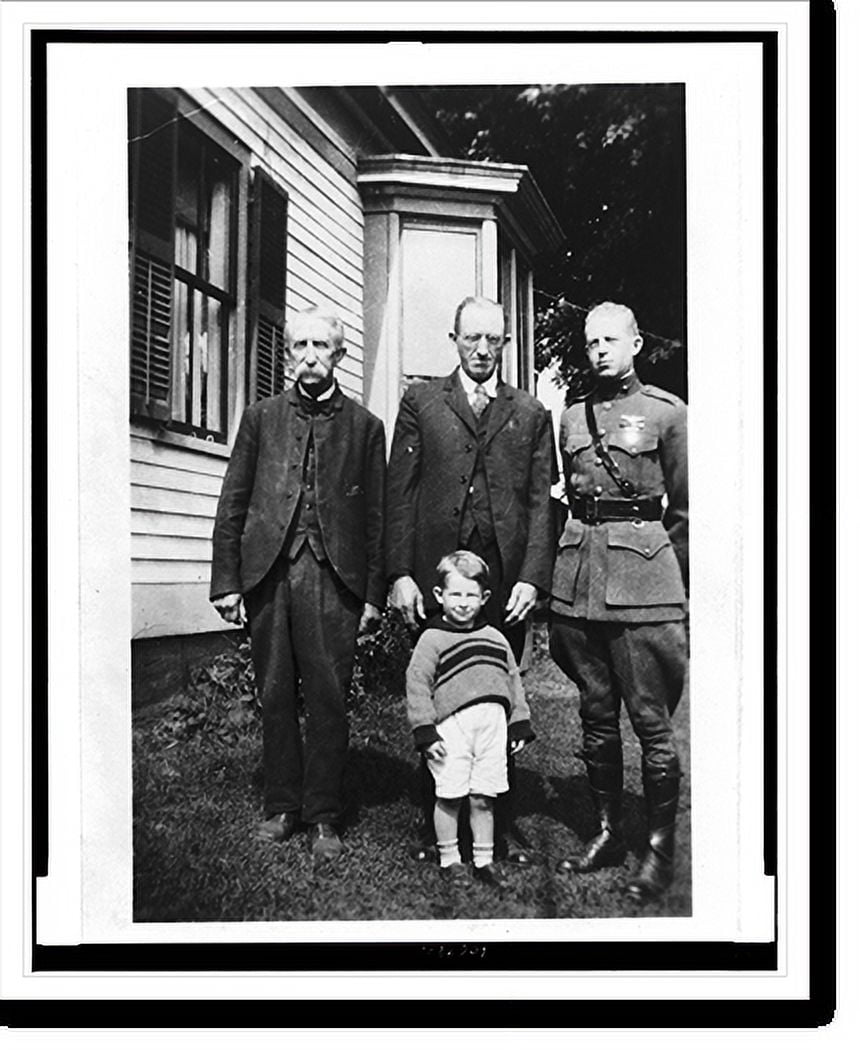 Historic Print, [Merritt Edson, full-length portrait, standing, facing ...