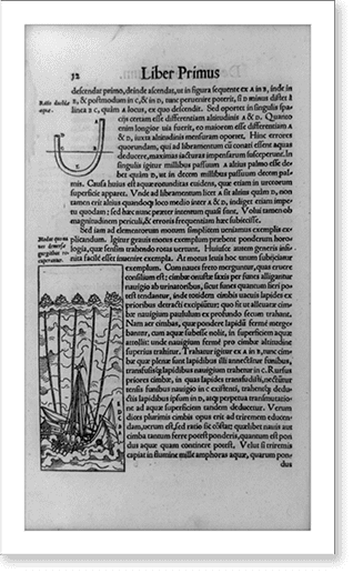 Historic Print, [Method of raising sunken ship with five ropes and ...