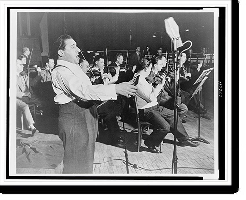 Historic Print, Metropolitan Opera tenor, Jan Peerce, represented in a ...