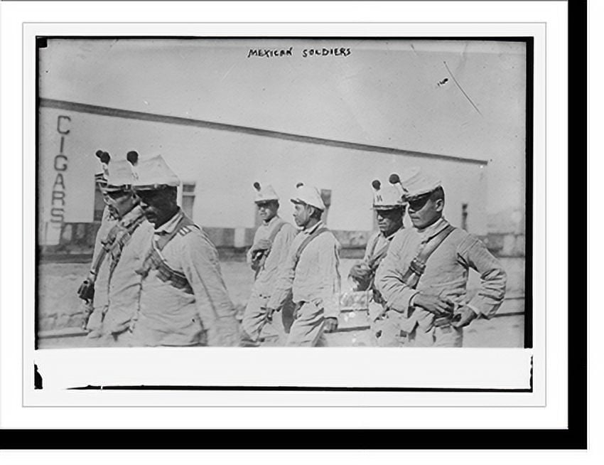 Historic Print, Mexican soldiers, 16" x 20" - Walmart.com
