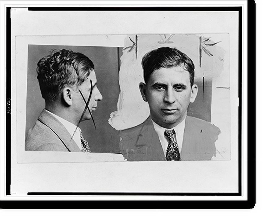 Historic Print, [Meyer Lansky, bust portraits, facing front and right ...