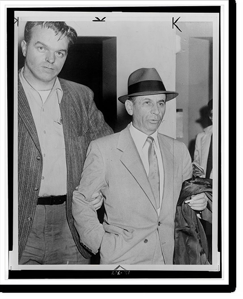 Historic Print, [Meyer Lansky, half-length portrait, facing slightly ...