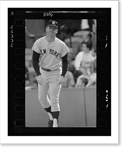 Historic Print, [Mickey Mantle, New York Yankee baseballplayer, full ...