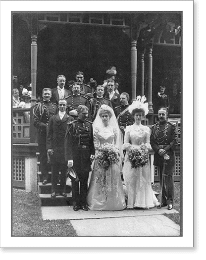 Historic Print, [Military wedding of Marion Perry Maus and Mattie ...
