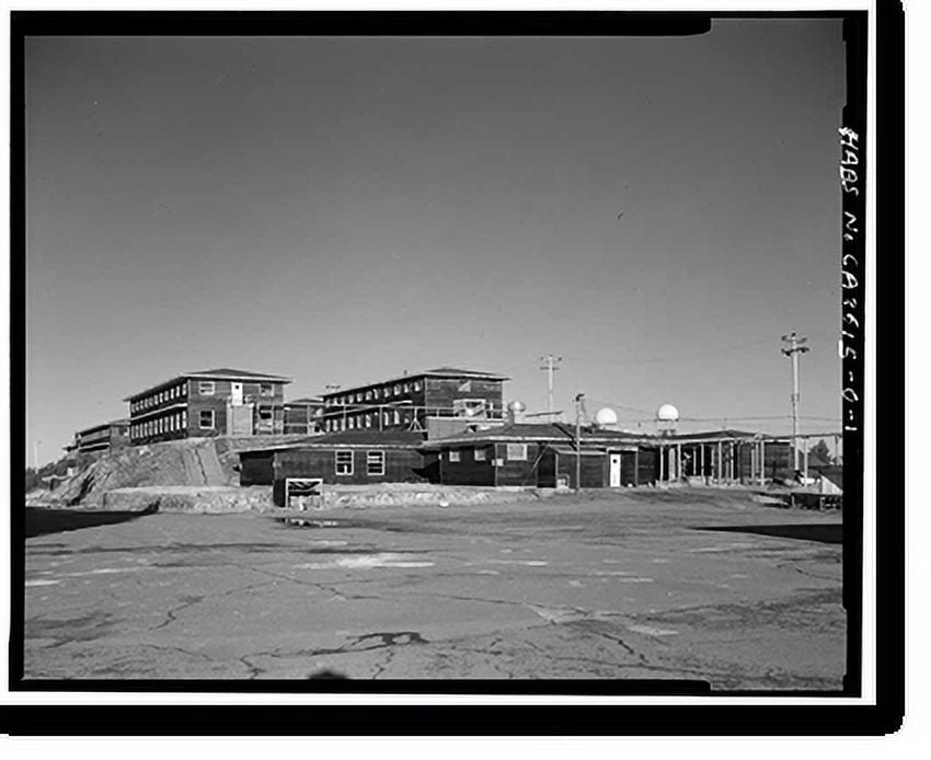 Historic Print, Mill Valley Air Force Station, Mess Hall, East of ...