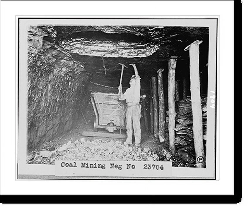 Historic Print, [Miner working in coal mine], 18" x 24" - Walmart ...