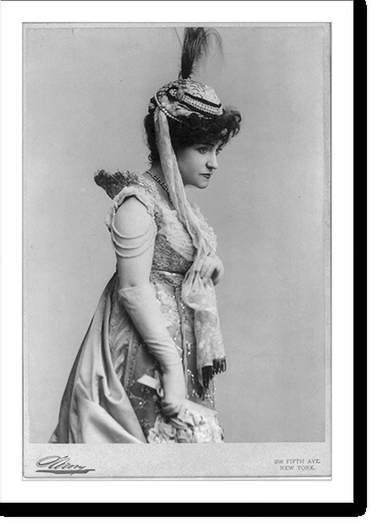 Historic Print, [Minnie Maddern (Davey) Fiske, 1865-1932, three ...