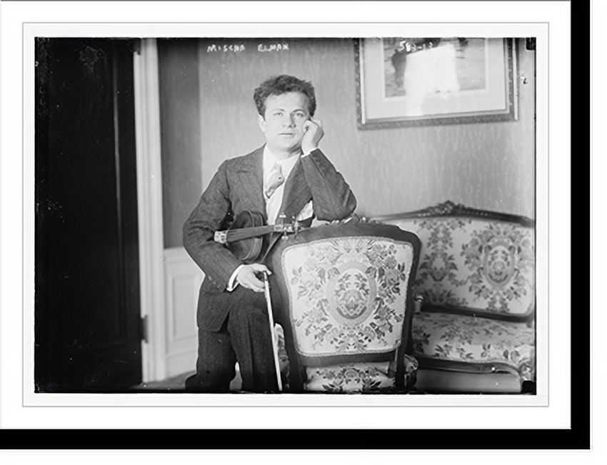 Historic Print, Mischa Elman, with violin, 18" x 24" - Walmart.com