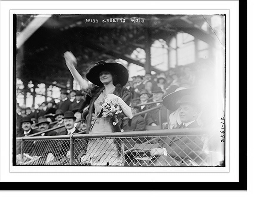 Historic Print, Miss Genevieve Ebbets, youngest daughter of Charley ...