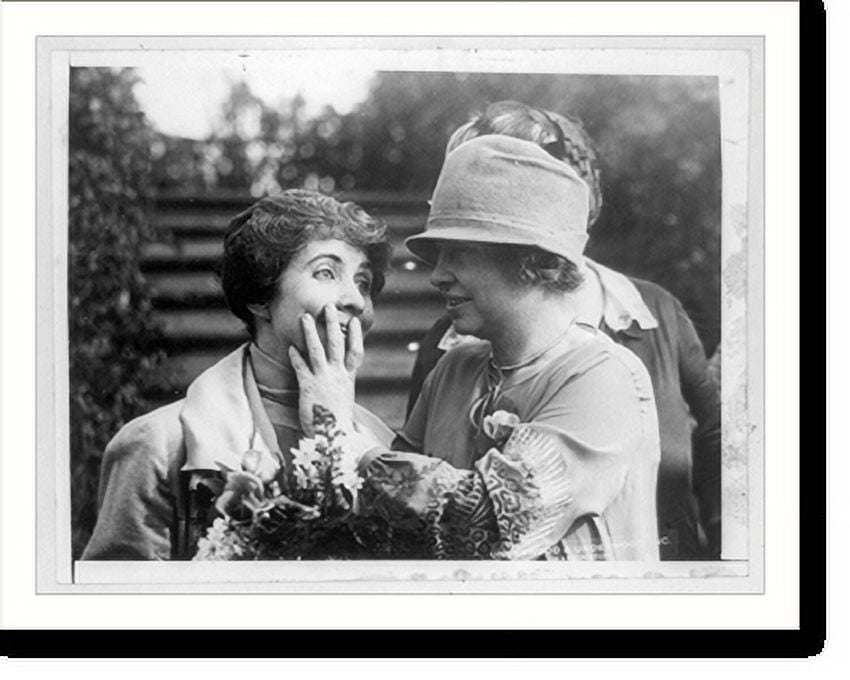 Historic Print, Miss Helen Keller reading Mrs. Coolidge's lips, 18" x ...