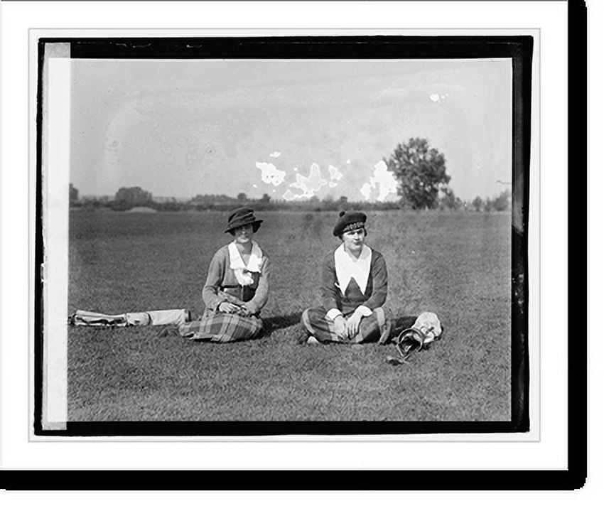 Historic Print, Miss Louise Johnson, Miss Ann Wicks Craven, 16" x 20 ...