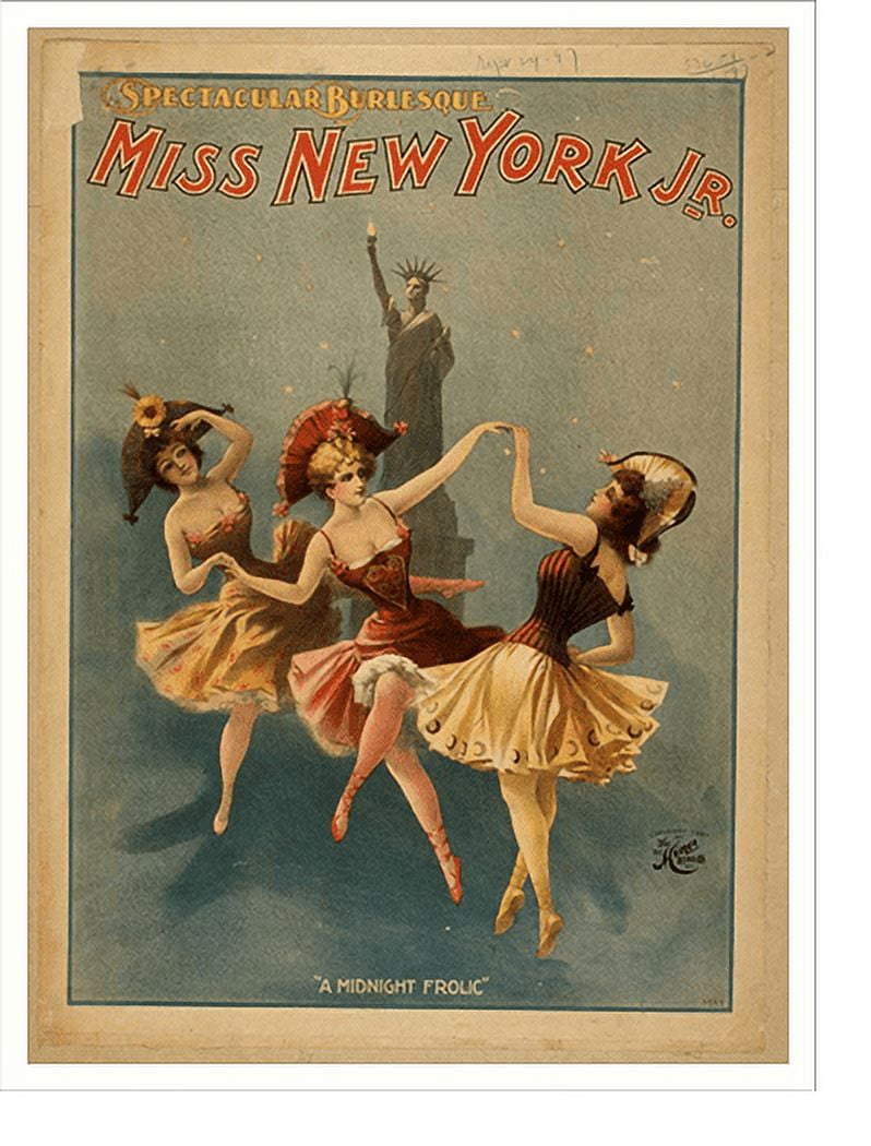 Historic Print, Miss New York Jr. spectacular burlesque. - 2, 16" x 20" - Walmart.com