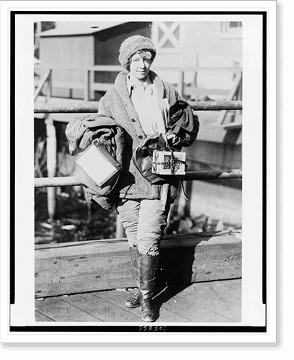 Historic Print, [Miss Ruth Law, aviator, full-length portrait, standing ...