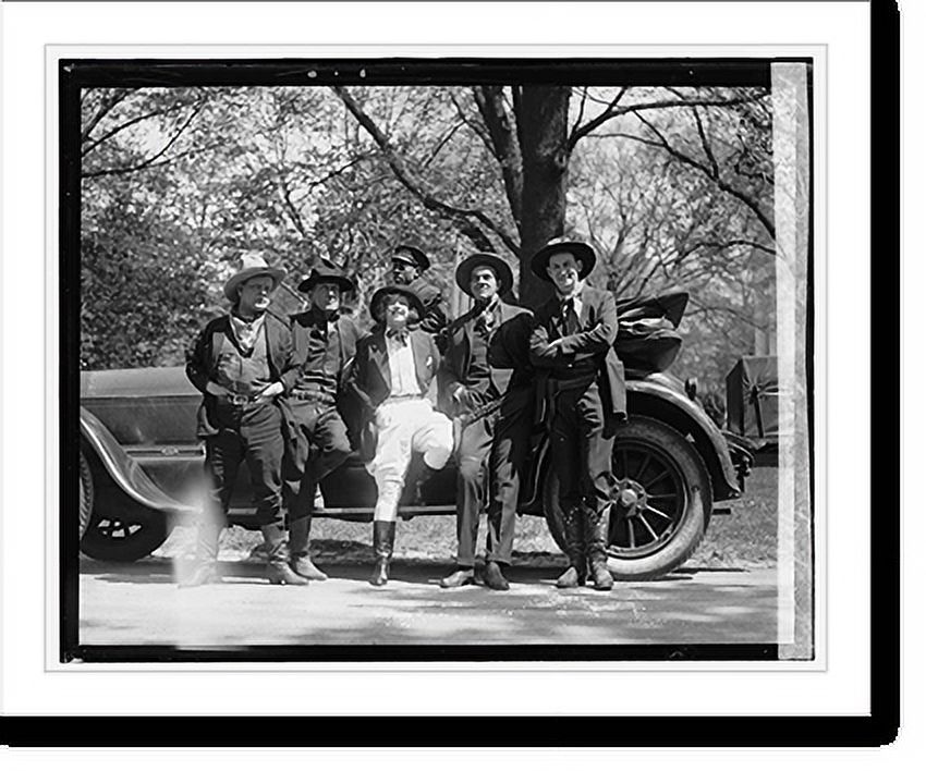 Historic Print, Miss Texas Guinan, Movie Cow Girl, called at the White ...