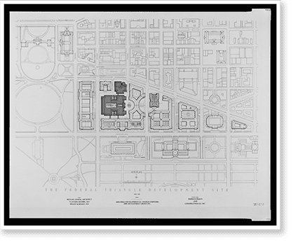 Historic Print, [Mixed use complex (Federal Triangle Development") for ...