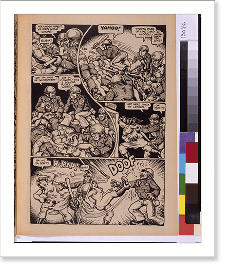 Historic Print, Motor City comics. No. 2, Lenore Goldberg and her girl ...