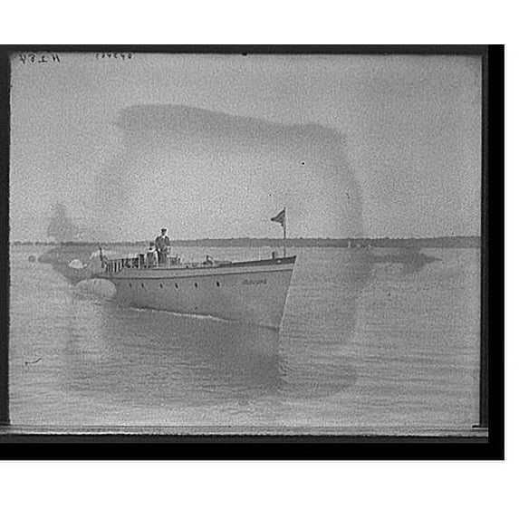 Historic Print, [Motor boat Grayling, bow view], 16" x 20" - Walmart.com