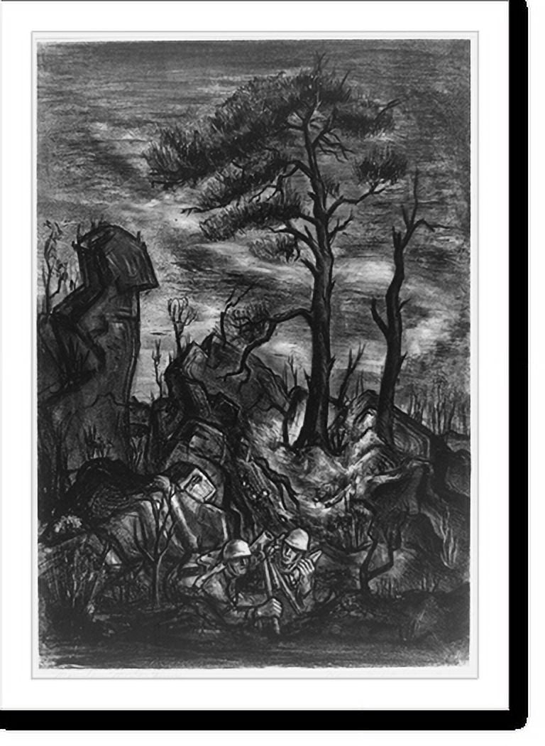 Historic Print, Mountain mortar firing, 16" x 20" - Walmart.com