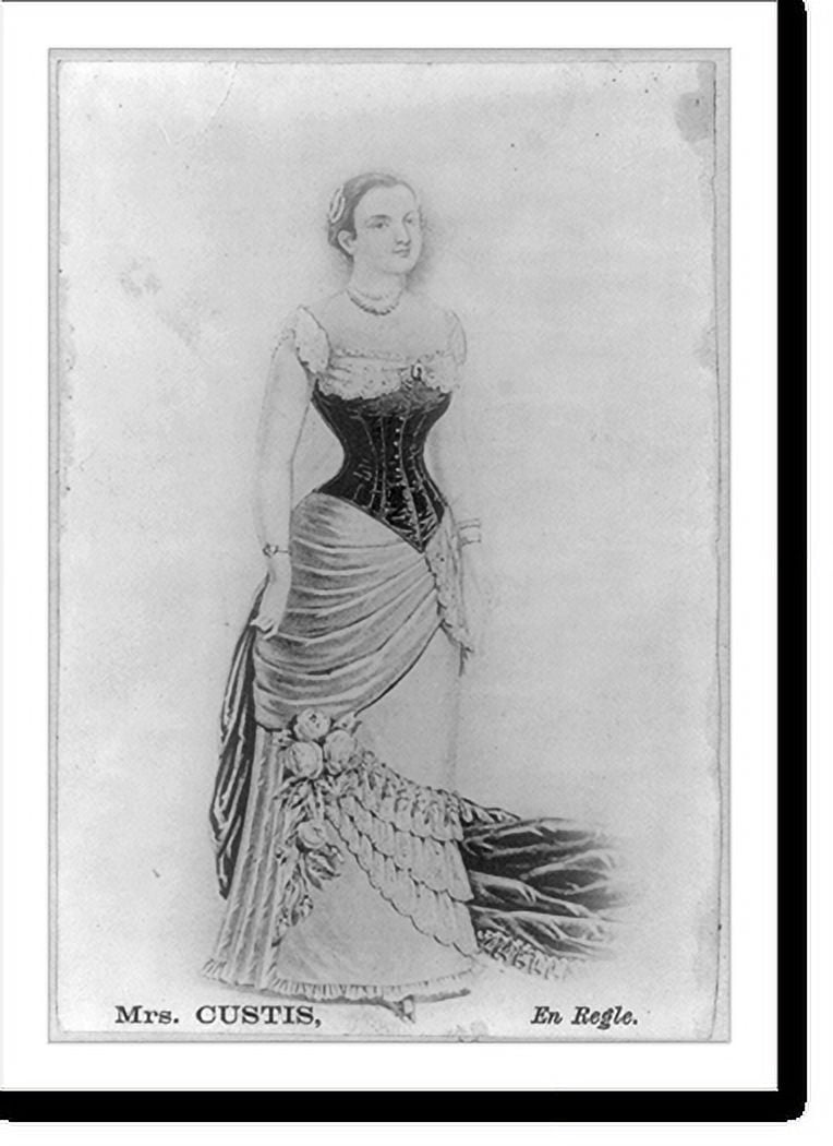 Historic Print, [Mrs. Eleanor Parke (Custis) Lewis, full-length ...