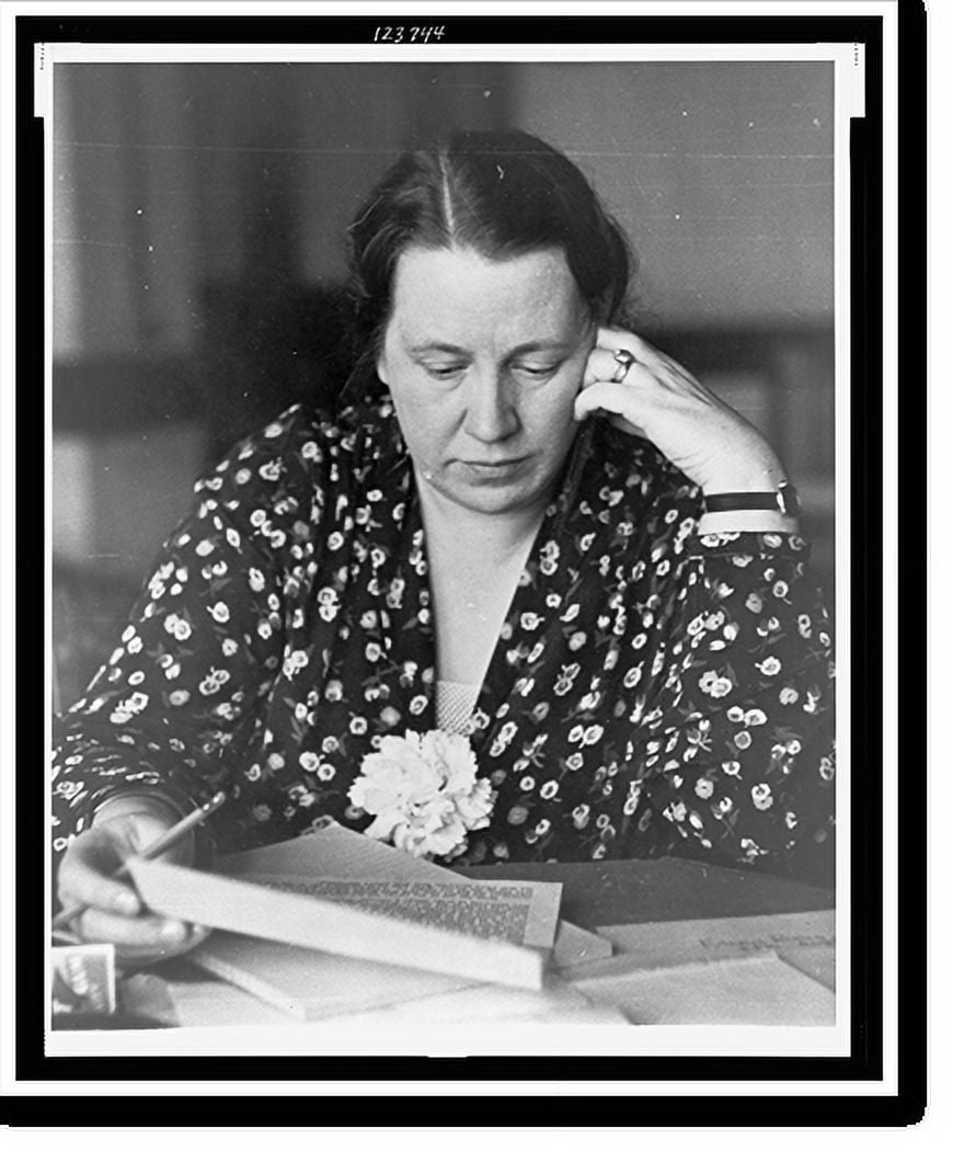 Historic Print, [Mrs. Elinore M. Herrick, half-length portrait, seated ...