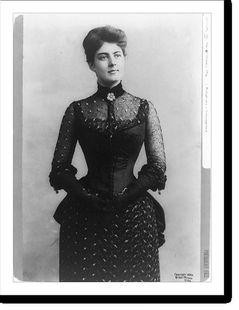 Historic Print, [Mrs. Frances (Folsom) Cleveland, three-quarter length ...