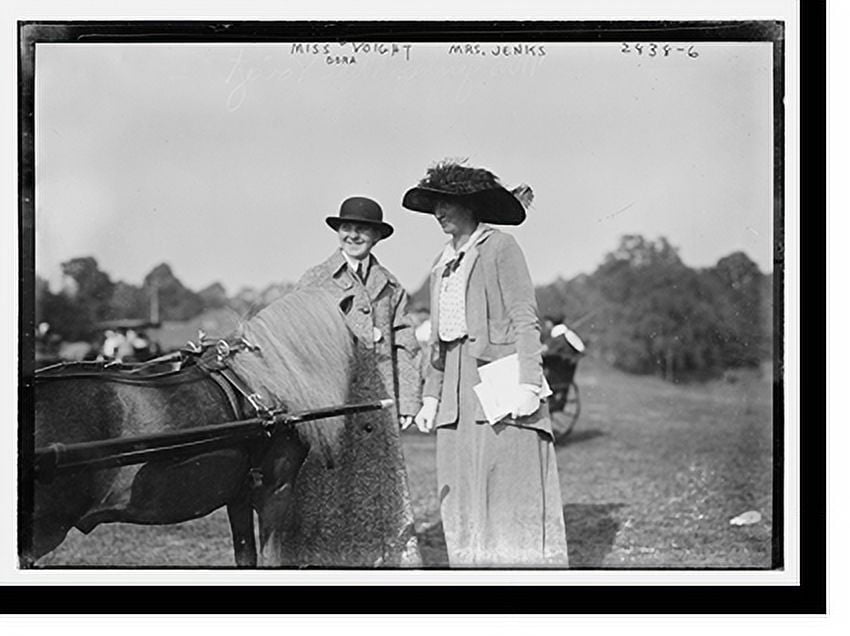 Historic Print, Mrs. Jenks and Miss Dora Voight, 16" x 20" - Walmart.com