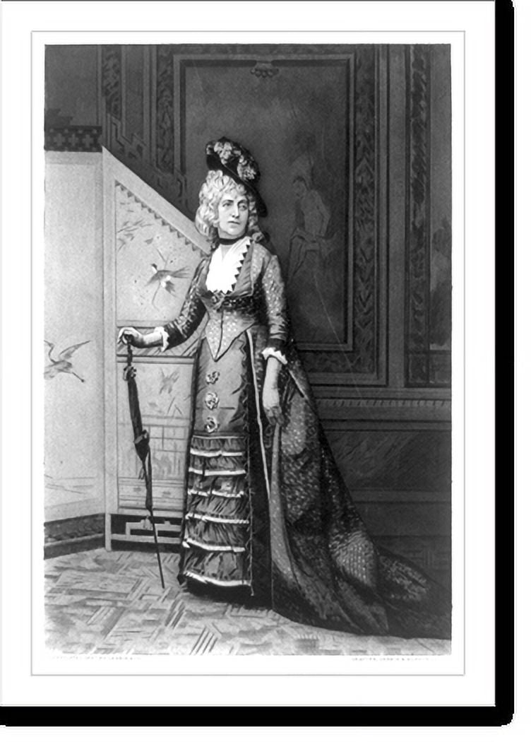 Historic Print, Mrs. John Drew as Mrs. Malaprop in The Rivals"", 16" x ...
