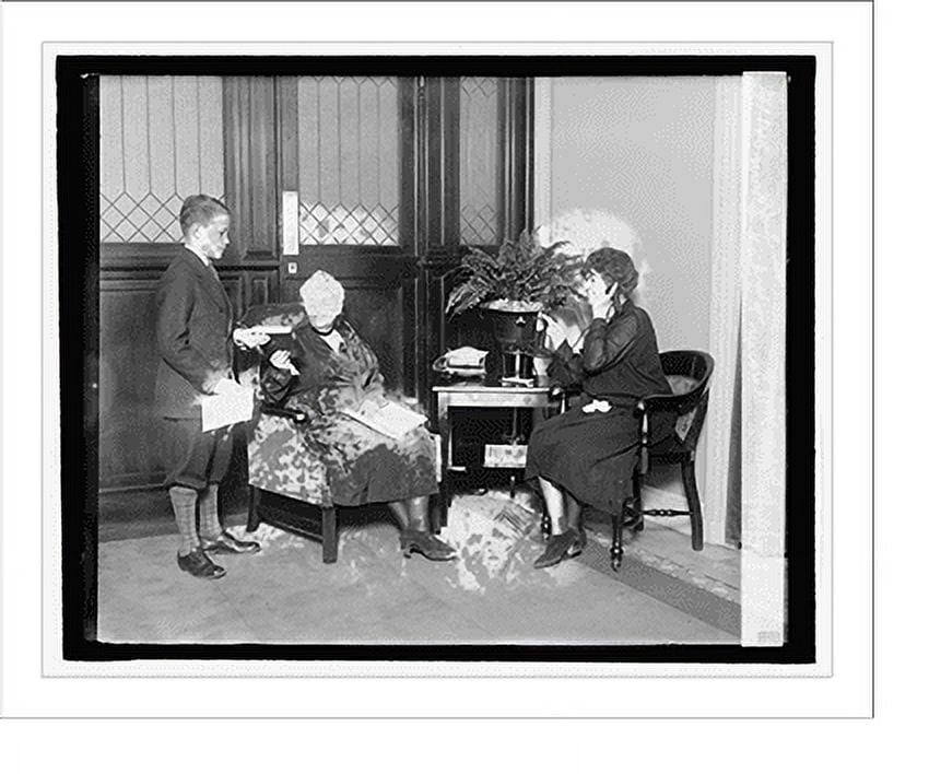 Historic Print, Mrs. Julius Kahn & Mrs. E.N. Rogers, 1/28/27, 18" x 24 ...
