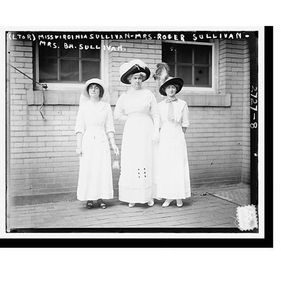 Historic Print, Mrs. Roger Sullivan & daughters, 16" x 20" - Walmart.com
