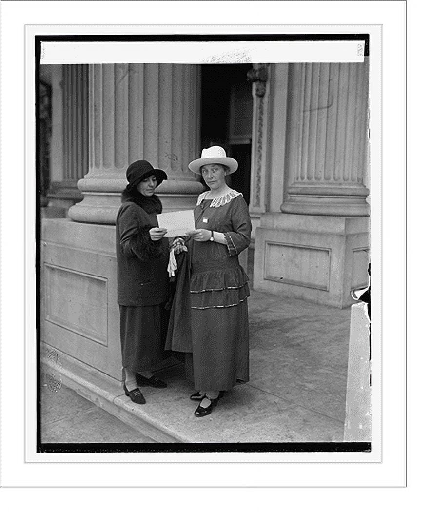 Historic Print, Muna Lee & Frau Louise Schroeder at Int. Par. Union, 10 ...