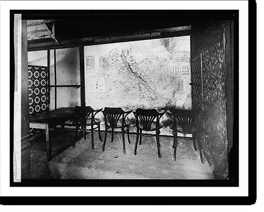 Historic Print, Nat. Museum, Pershing's war map, 18" x 24" - Walmart.com