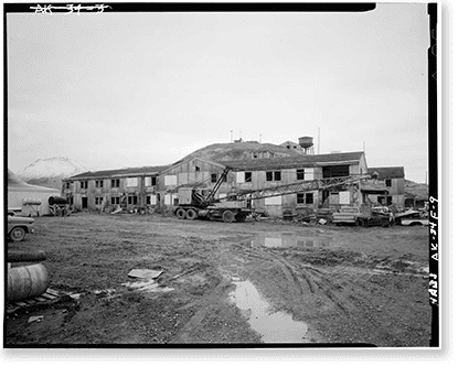 Historic Print, Naval Operating Base Dutch Harbor & Fort Mears ...