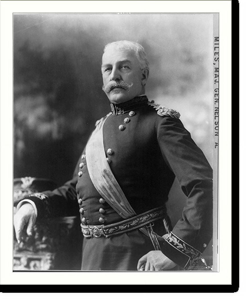 Historic Print, [Nelson A. Miles, half-length portrait, standing, in ...