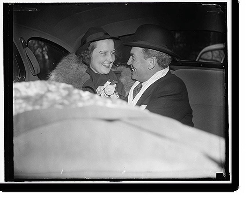 Historic Print, New Jersey senator takes bride. Fairfax Courthouse, Va ...