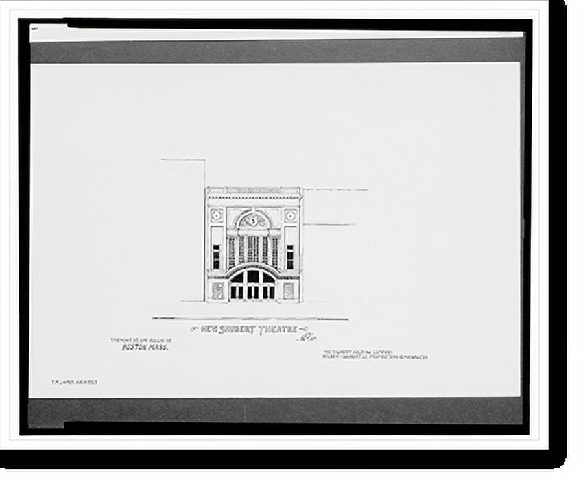 Historic Print, [New Shubert Theatre, Tremont St. opposite Hollis St ...
