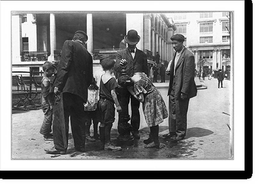 Historic Print, [New York City - children on the street: hot weather ...