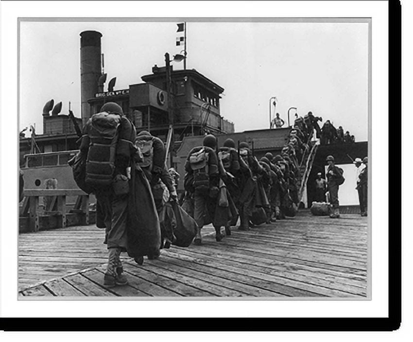 Historic Print, New York Port of Embarkation during World War II: Some ...