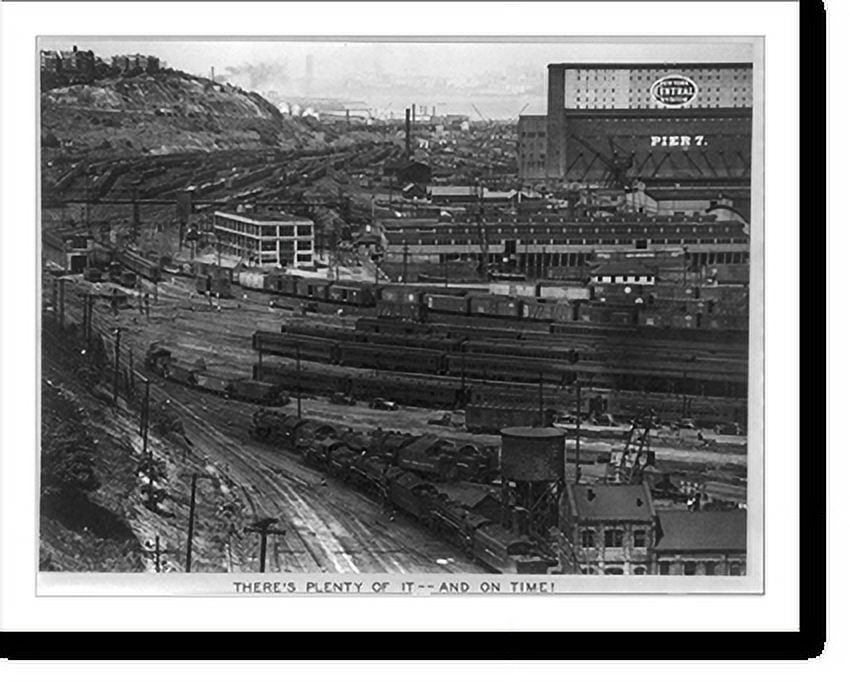 Historic Print, New York Port of Embarkation during World War II: There ...