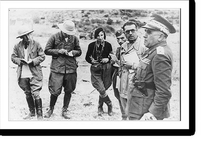 Historic Print, [News correspondents, including Gen. Fuller of the ...