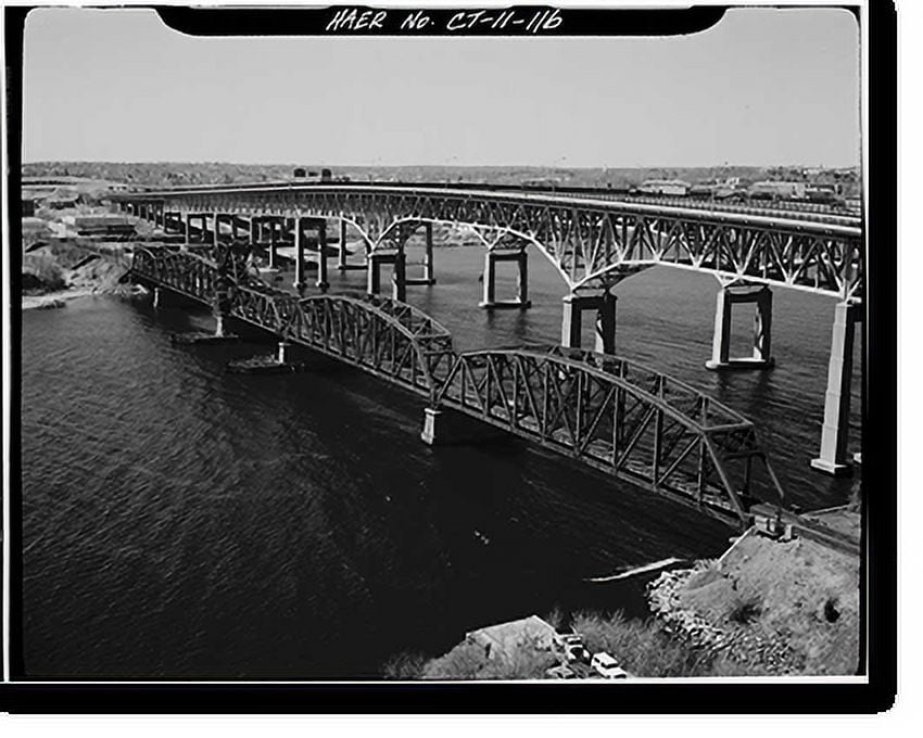 Historic Print, Northeast Railroad Corridor, Amtrak Route between New ...