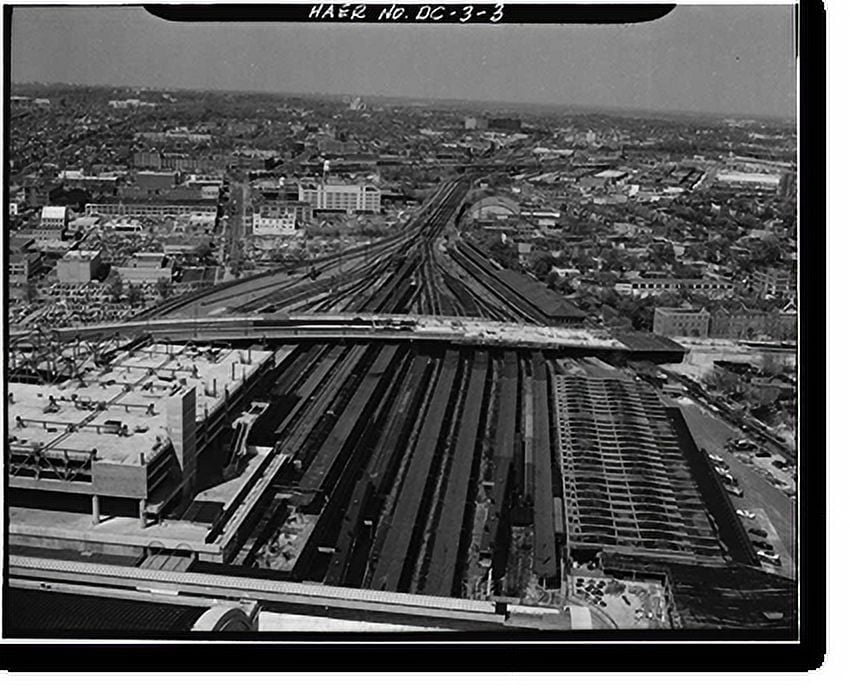 Historic Print, Northeast Railroad Corridor, Amtrak Route between Union ...