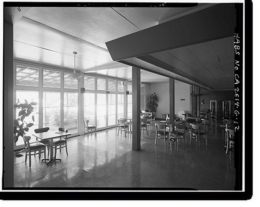 Historic Print, Oakland Naval Supply Center, Gymnasium-Cafeteria ...