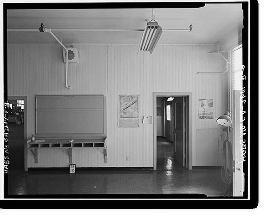 Historic Print, Oakland Naval Supply Center, Pier Transit Sheds, North ...