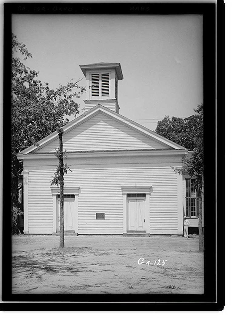Historic Print, Old Emory Church, Oxford, Newton County, GA, 16" x 20 ...