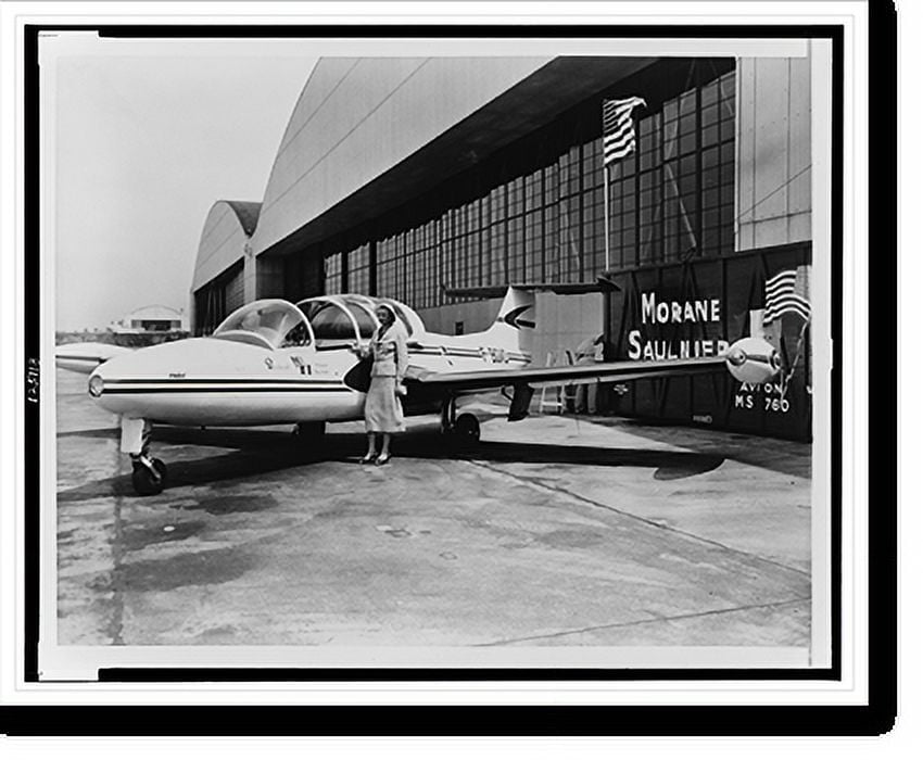 Historic Print, [Olive Ann Beech, president of Beech Aircraft ...