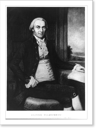 Historic Print, [Oliver Ellsworth, 1745-1807, three-quarter length ...