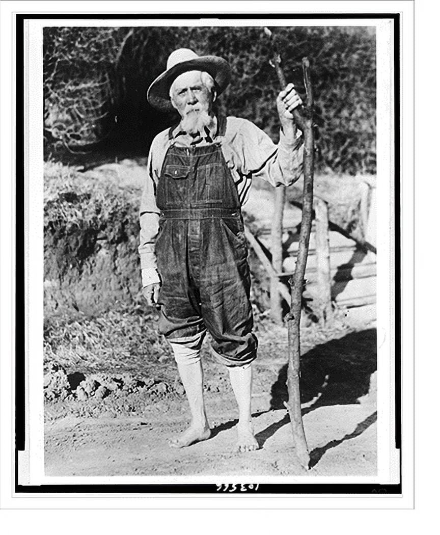 Historic Print, The Original barefoot boy". Rev. Hans Peter Bertelsen ...