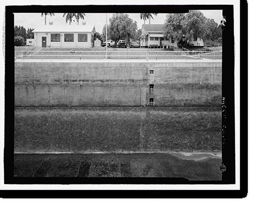 Historic Print, Ortona Lock, Lock No. 2, Caloosahatchee River, Cross ...