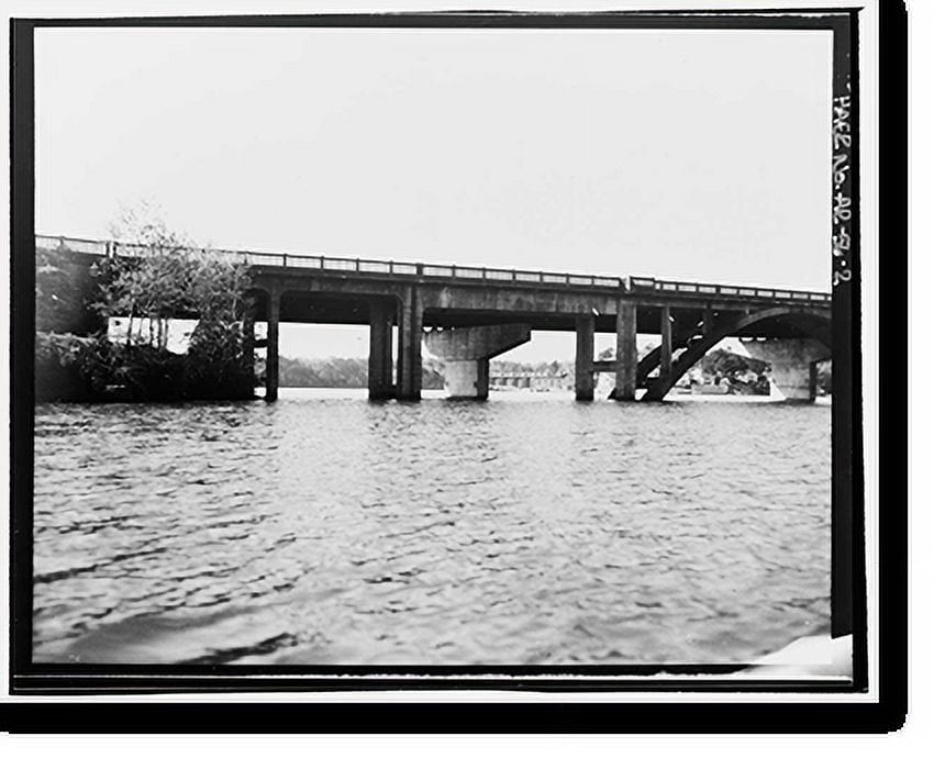 Historic Print, Ouachita River Bridge, Spanning Lake Hamilton on U.S ...