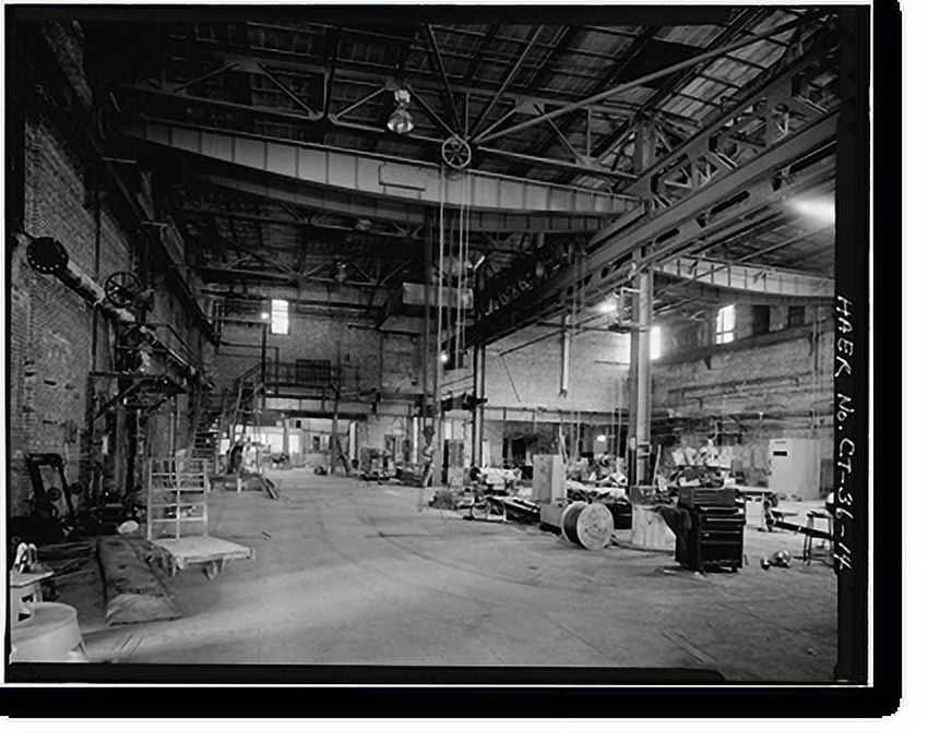 Historic Print, Ousatonic Water Power Company, Dam & Canals, CT Routes ...